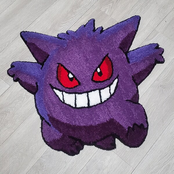 Gengar Rug - Etsy