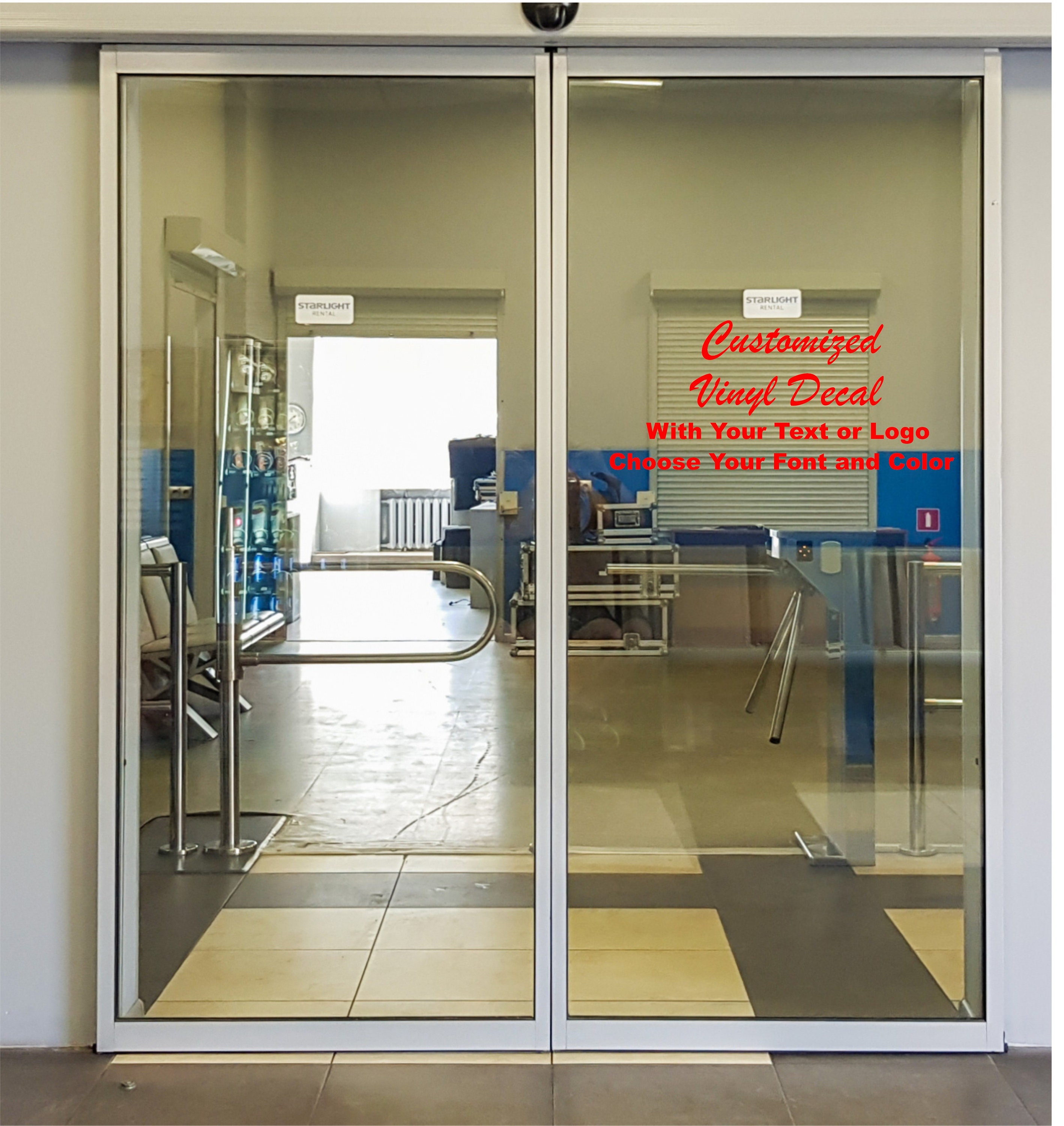 Custom Business Sign Decal / Company Logo / Business Door - Etsy