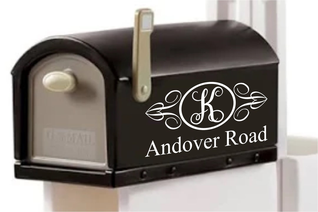 Custom Personalized Mailbox Vinyl Decal - Etsy