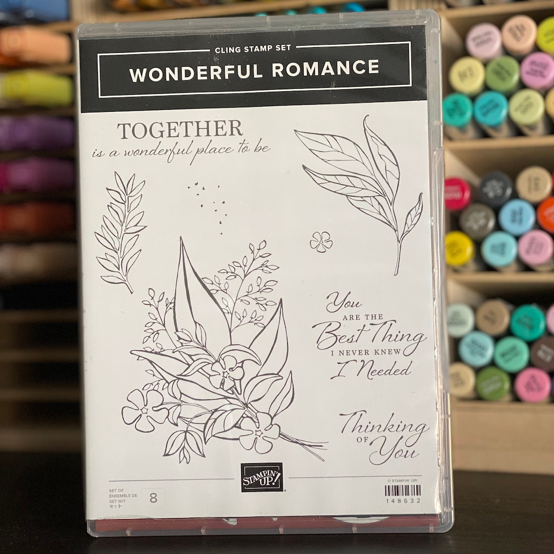 Stampin' up Wonderful Romance Stamp & Die Bundle Set - Etsy
