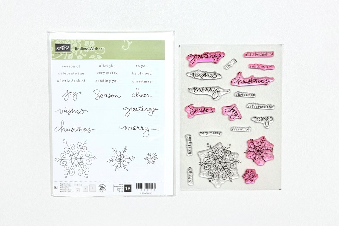 Stampin' up Endless Wishes Stamp Set - Etsy