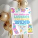90s Party Drink Table Sign Printable. Retro Party Sign, 90s Theme Party ...