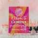 Disco Graduation Party Welcome Sign Template for Retro & Groovy 70s ...