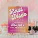 Last Disco Welcome Sign for Last Disco Bachelorette Party Decorations ...