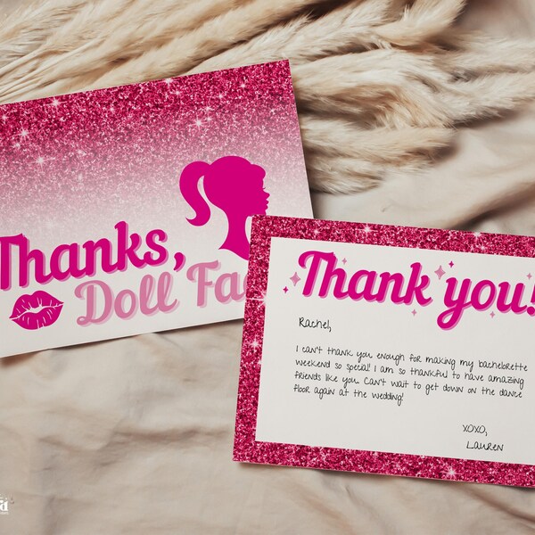 Barbie Thank You - Etsy