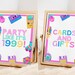 90s Birthday Party Sign Bundle for Retro & Nostalgic Decorations at ...