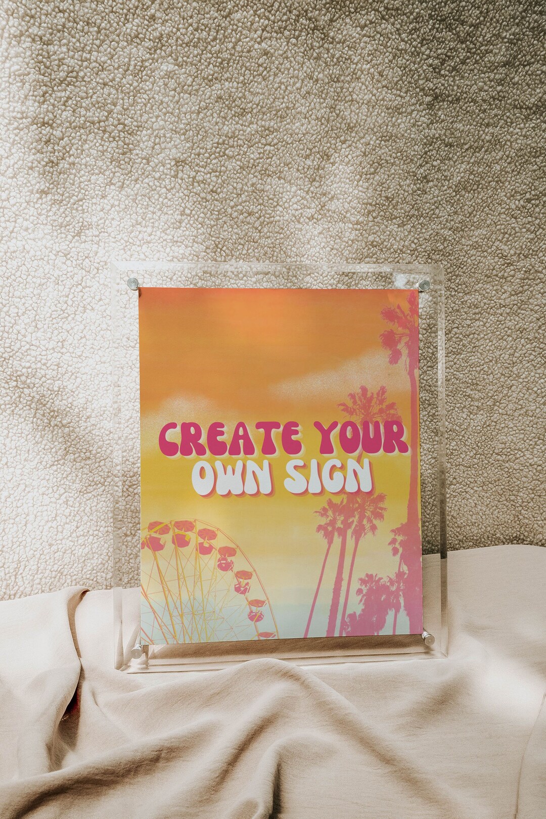 Editable Sign for Music Festival Birthday Party Signs for Girls, Custom ...