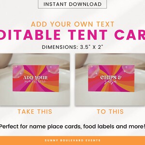 Disco Birthday Party Bundle With Editable Templates for Retro & Groovy ...