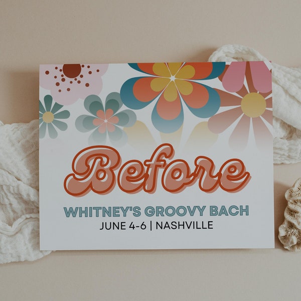 Before and After Bachelorette Signs - Etsy
