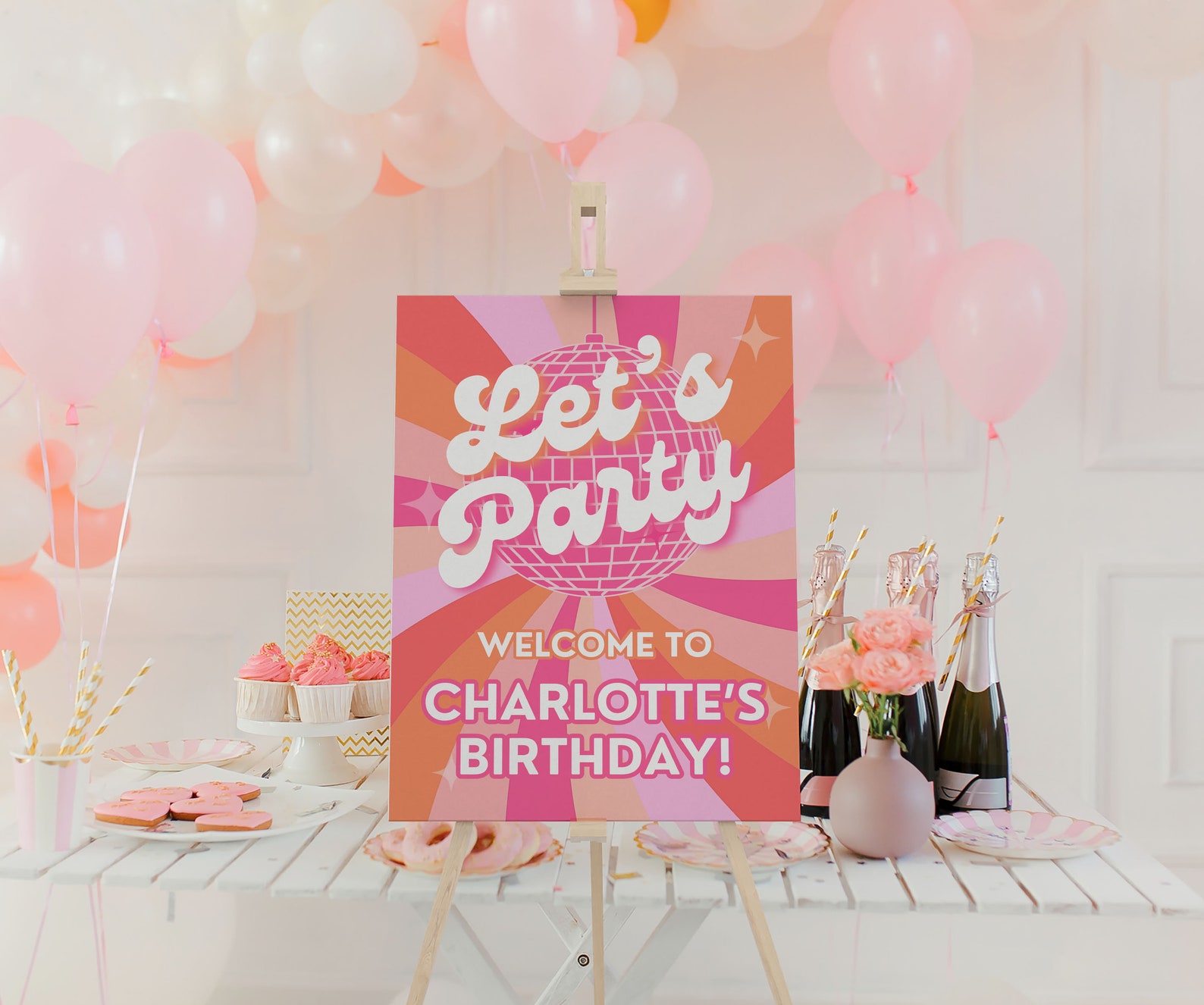 Disco Birthday Party Disco Decor Birthday Disco Party Sign Disco ...