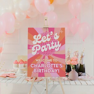 Disco Birthday Party Disco Decor Birthday Disco Party Sign Disco ...
