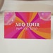 Disco Party Foldable Food Label Tent Card or Name Place Card Template ...