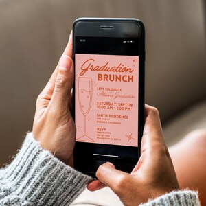 Graduation Brunch Invitation Graduation Invitation Brunch Grad Party ...
