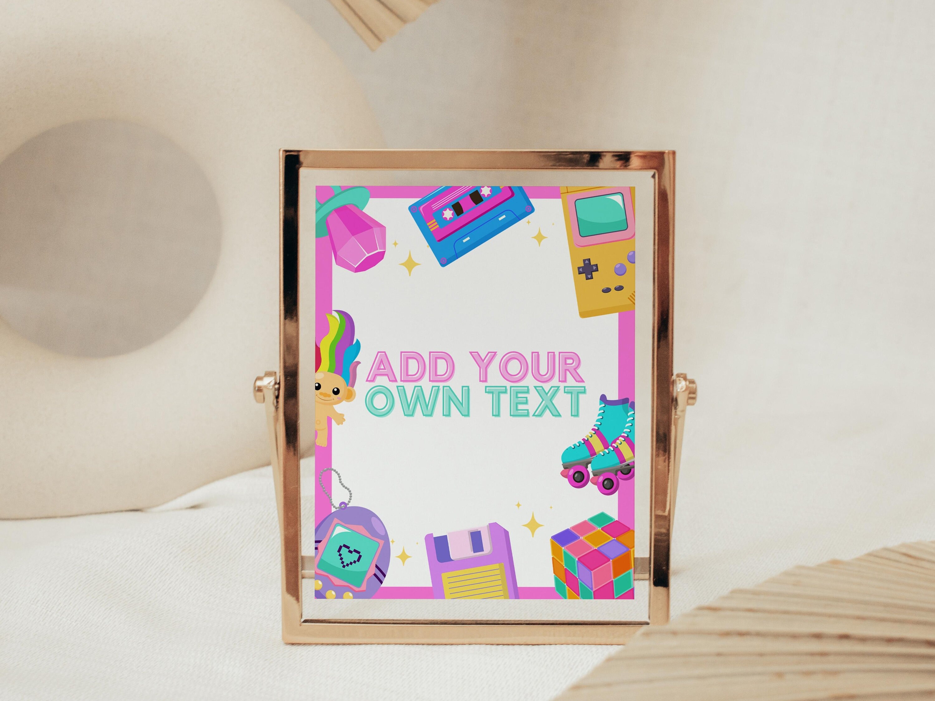 90s Party Editable & Printable Sign Decorations for Retro - Etsy Australia