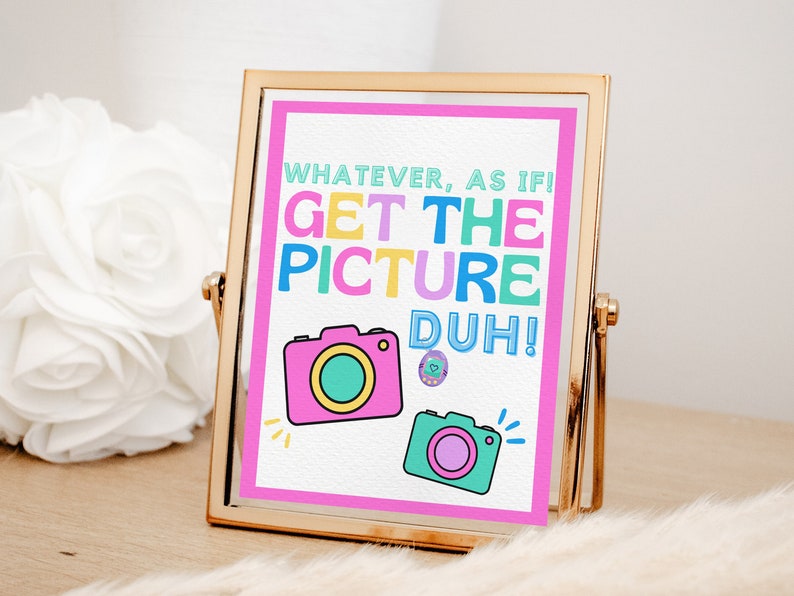 90s Party Printable Photo Booth Sign Decor for Retro 90s Hen - Etsy