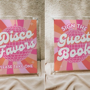 Disco Graduation Party Decorations, Graduation Disco Grad Party Signs ...