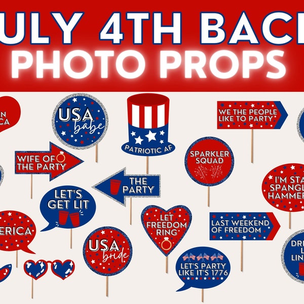 4th of July Photo Props - Etsy