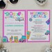 90s Party Drink Table Sign Printable. Retro Party Sign, 90s Theme Party ...