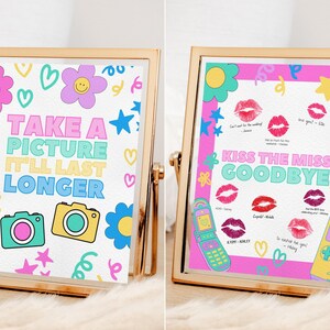 Y2K Bachelorette Party Bundle of Printable Signs & Decor for Year 2000s ...