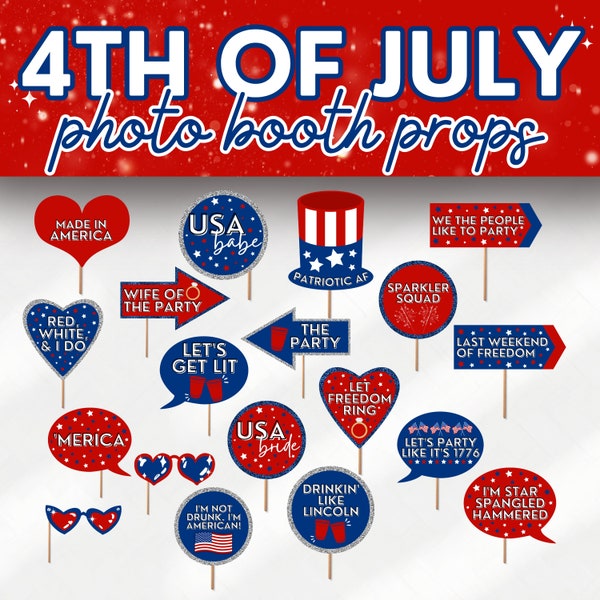 4th of July Photo Props - Etsy