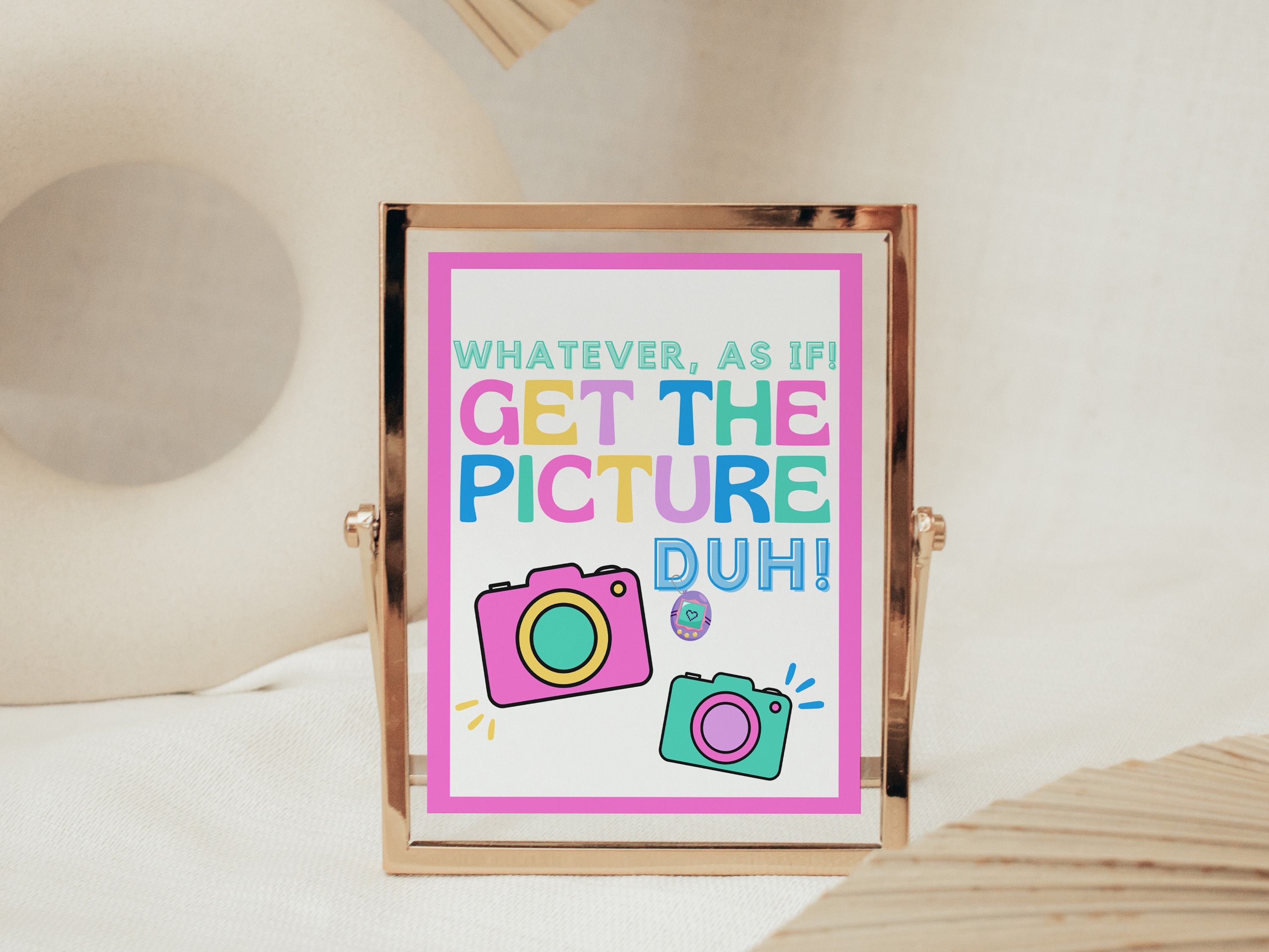 90s Party Printable Photo Booth Sign Decor for Retro 90s Hen - Etsy