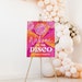 Disco Welcome Sign, 70s Welcome Sign Disco Party Sign, Disco Birthday ...