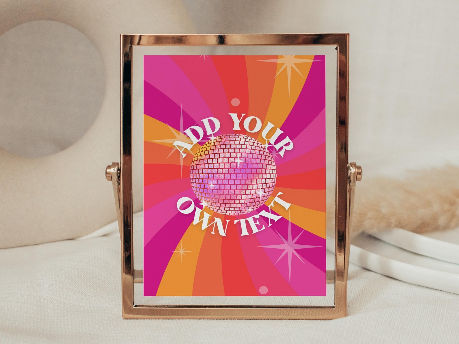 Last Disco Bachelorette Party Custom Sign Canva Template - Etsy