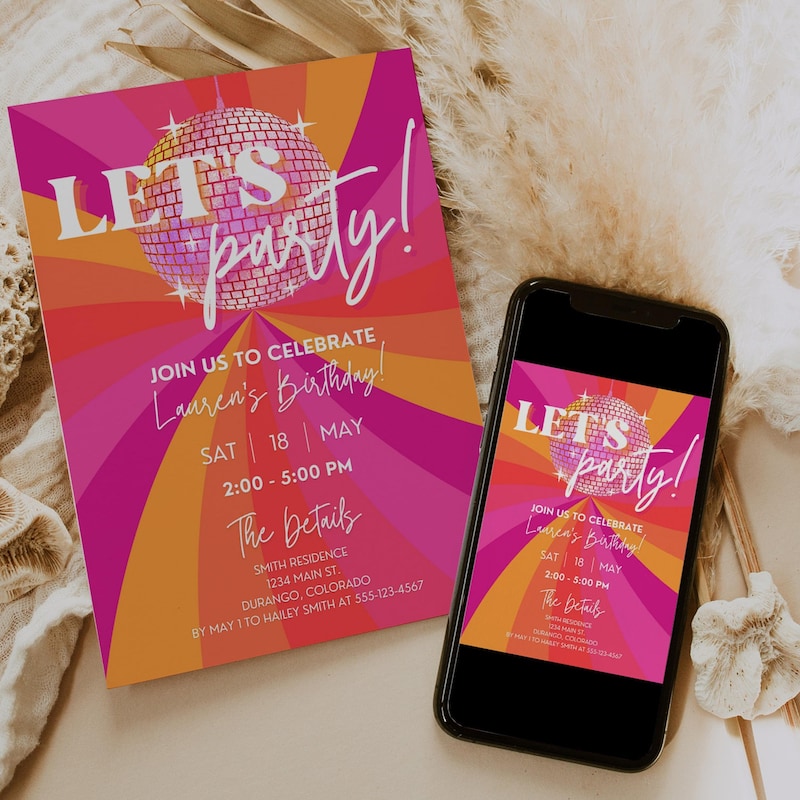 Retro Birthday Party - Etsy