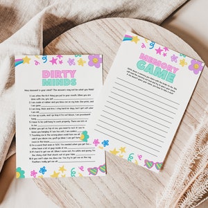 Y2K Bachelorette Party Drinking Games Bundle for Colorful Year 2000s ...