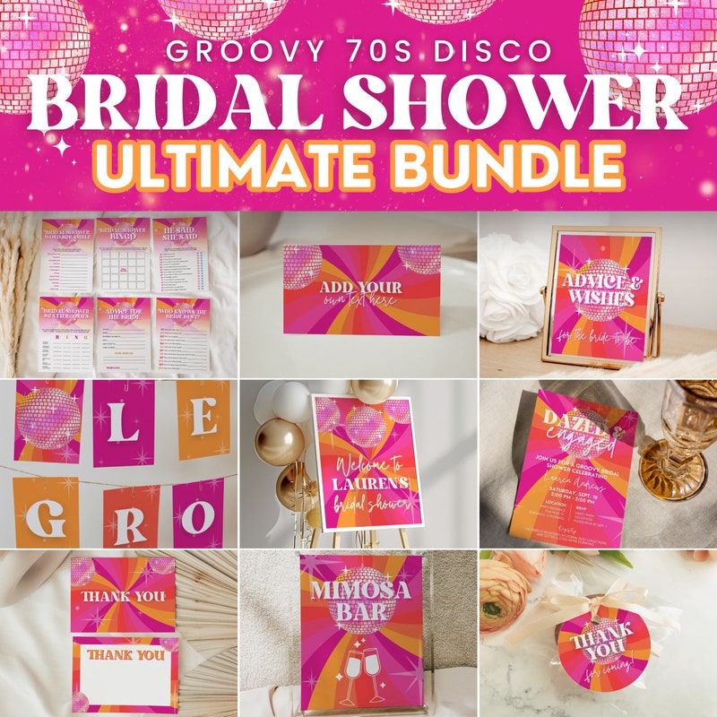 Bridal Shower Disco - Etsy