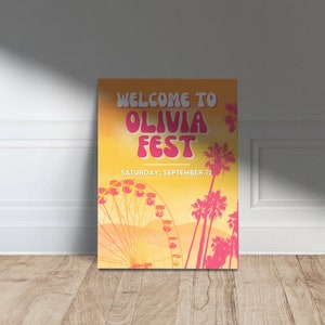 Music Festival Welcome Sign Birthday Festival Welcome Festival Party ...