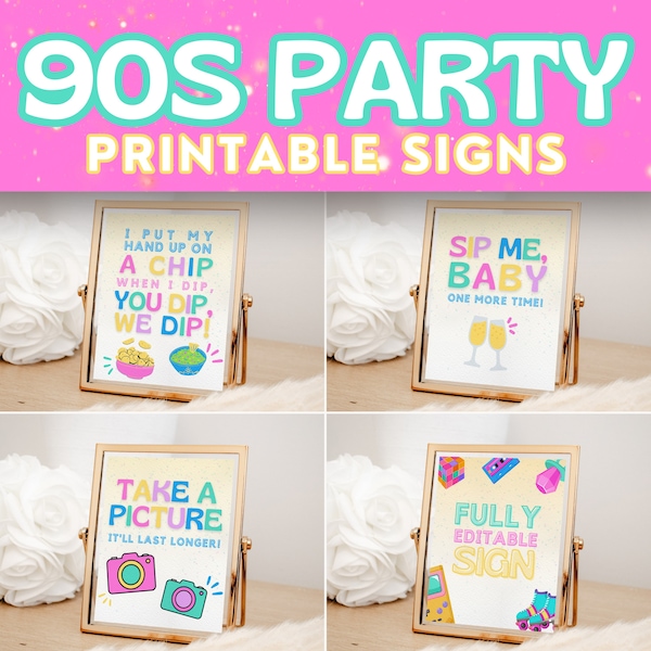 90s Theme Party Decorations - Etsy