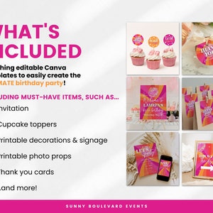 Disco Birthday Party Bundle With Editable Templates for Retro & Groovy ...