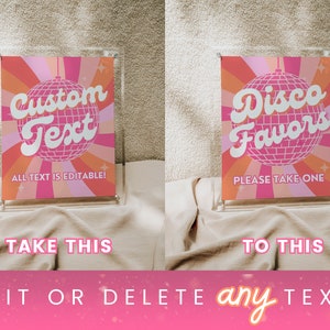 Disco Graduation Party Bundle, Graduation Disco Grad Party Invite, Pink ...