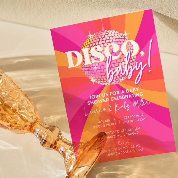 Disco Baby Shower - Etsy