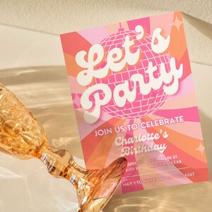 Disco Birthday Party Bundle, Birthday Disco Party Signs, Pink Disco ...