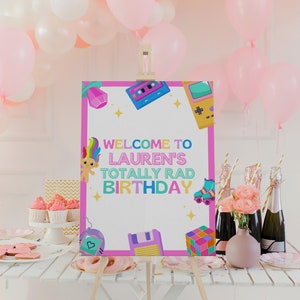 90s Birthday Party Sign Bundle for Retro & Nostalgic Decorations at ...
