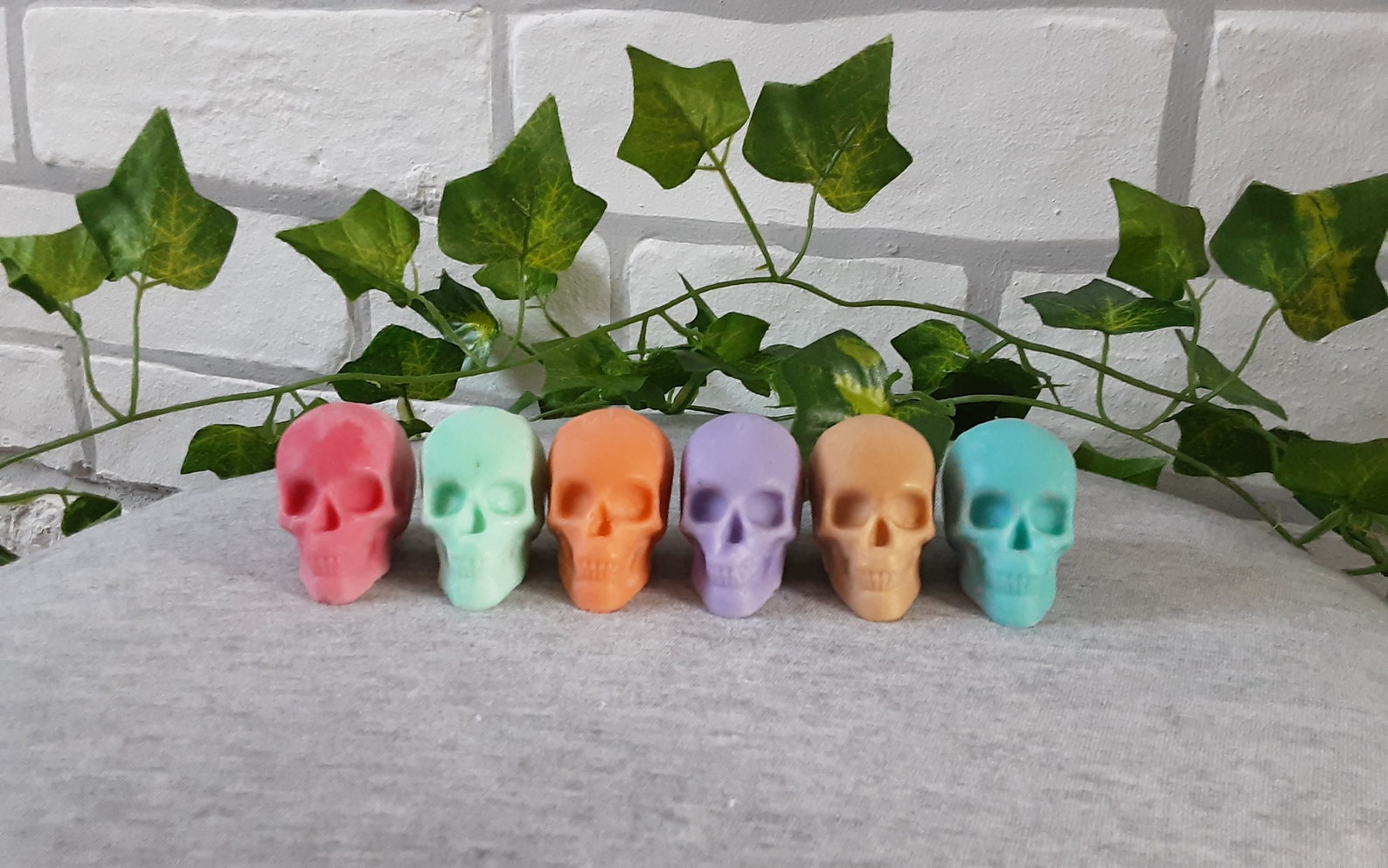 6 x Assorted Skull Wax Melts Natural Scented Soy Wax | Etsy
