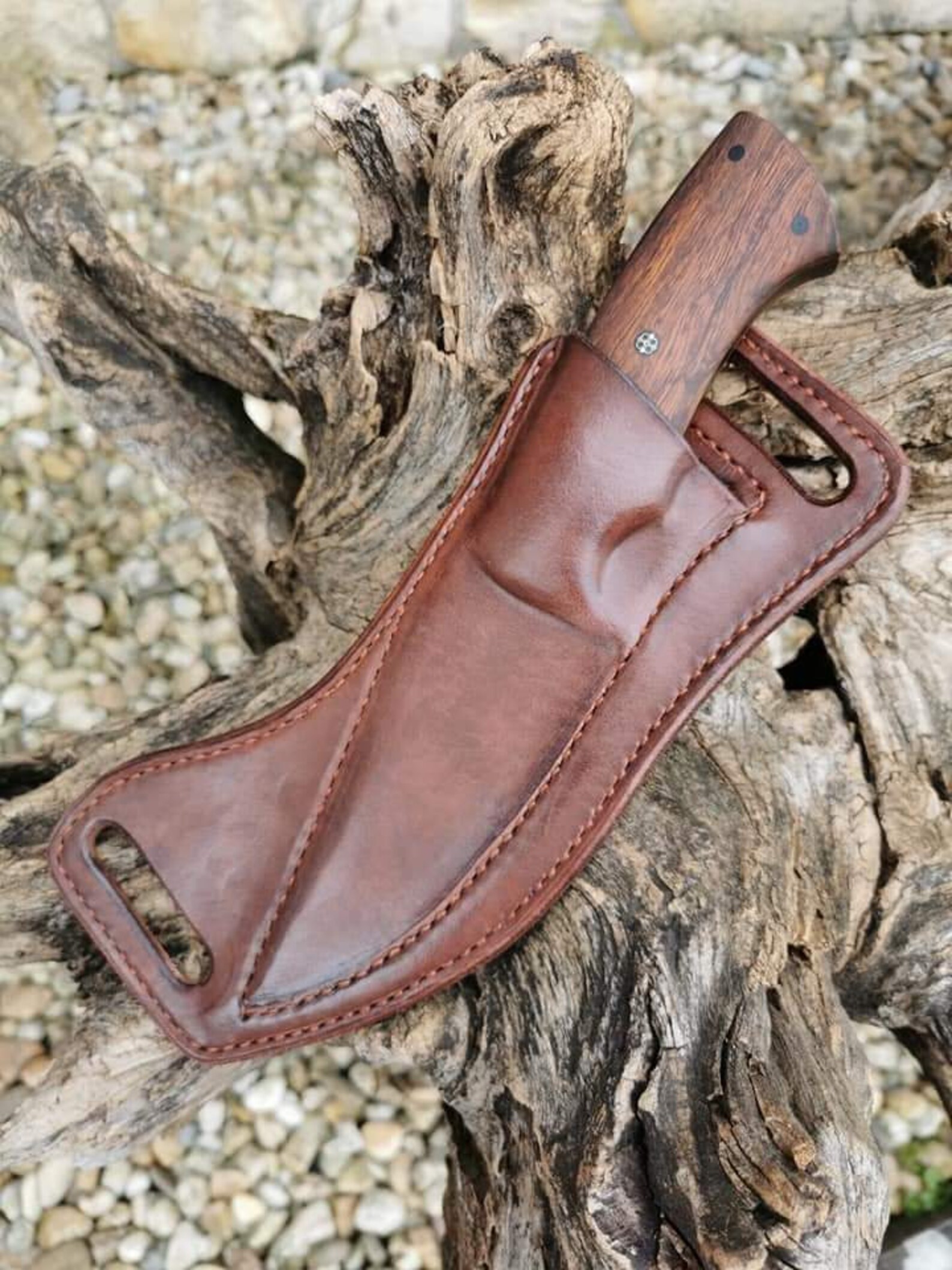 Black Smith Knife, D2 Steel Hunting Skinning Knife, Bushcraft ...