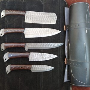 Handmade Custom Chef Knife Set, Best Christmas Present, Birthday Gift ...