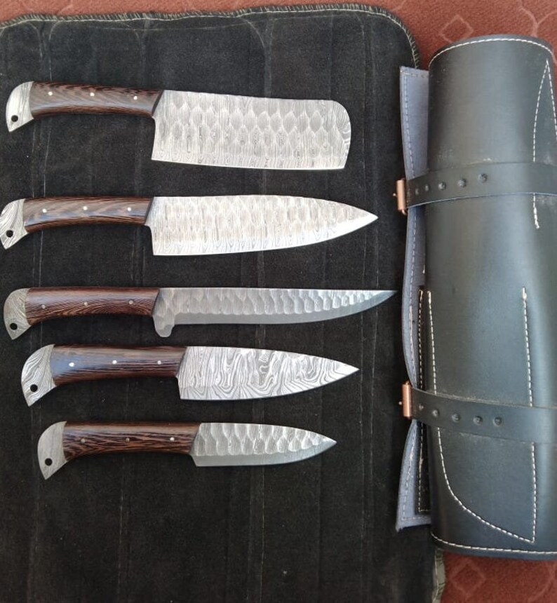Handmade Custom Chef Knife Set Best Christmas Present - Etsy