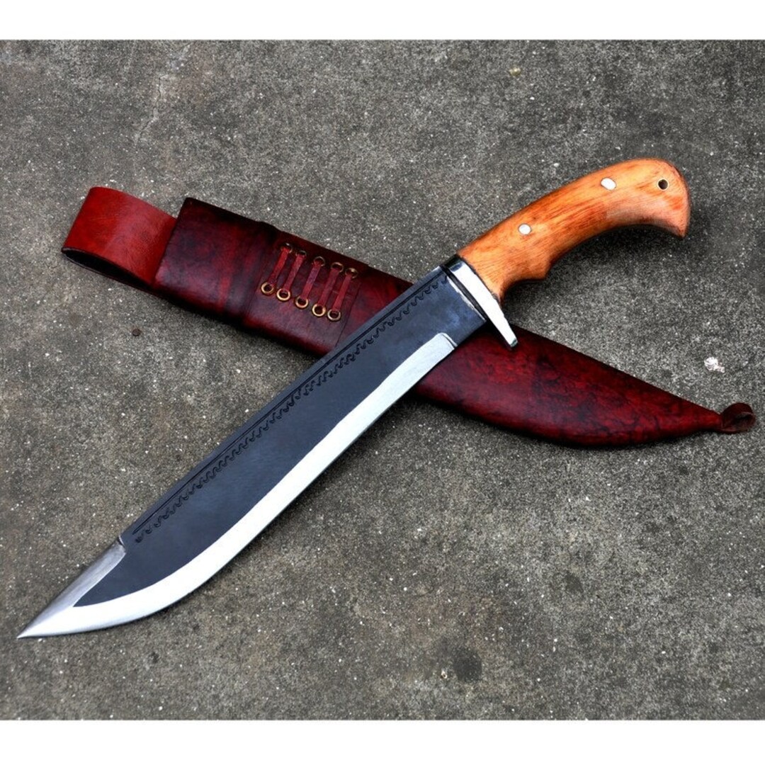 Full Tang Fixed Blade Bowie Knife - Etsy