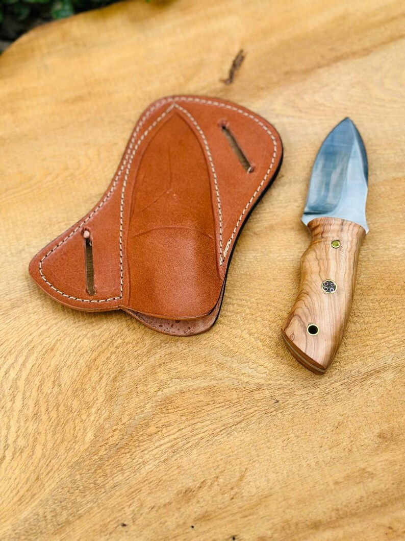 Skinning Camping Knife - Outdoor Hunting Knife D2 Steel Skinner ...