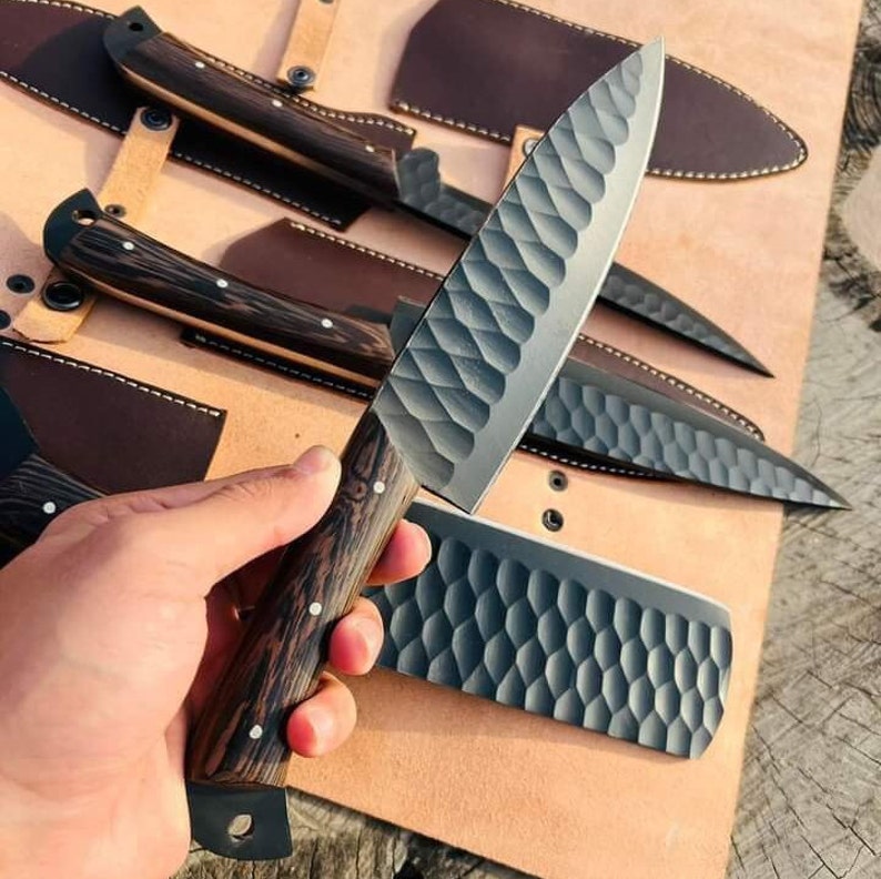 Handmade Custom Chef Knife Set, Best Christmas Present, Birthday Gift ...