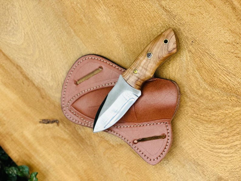 Skinning Camping Knife - Outdoor Hunting Knife D2 Steel Skinner ...