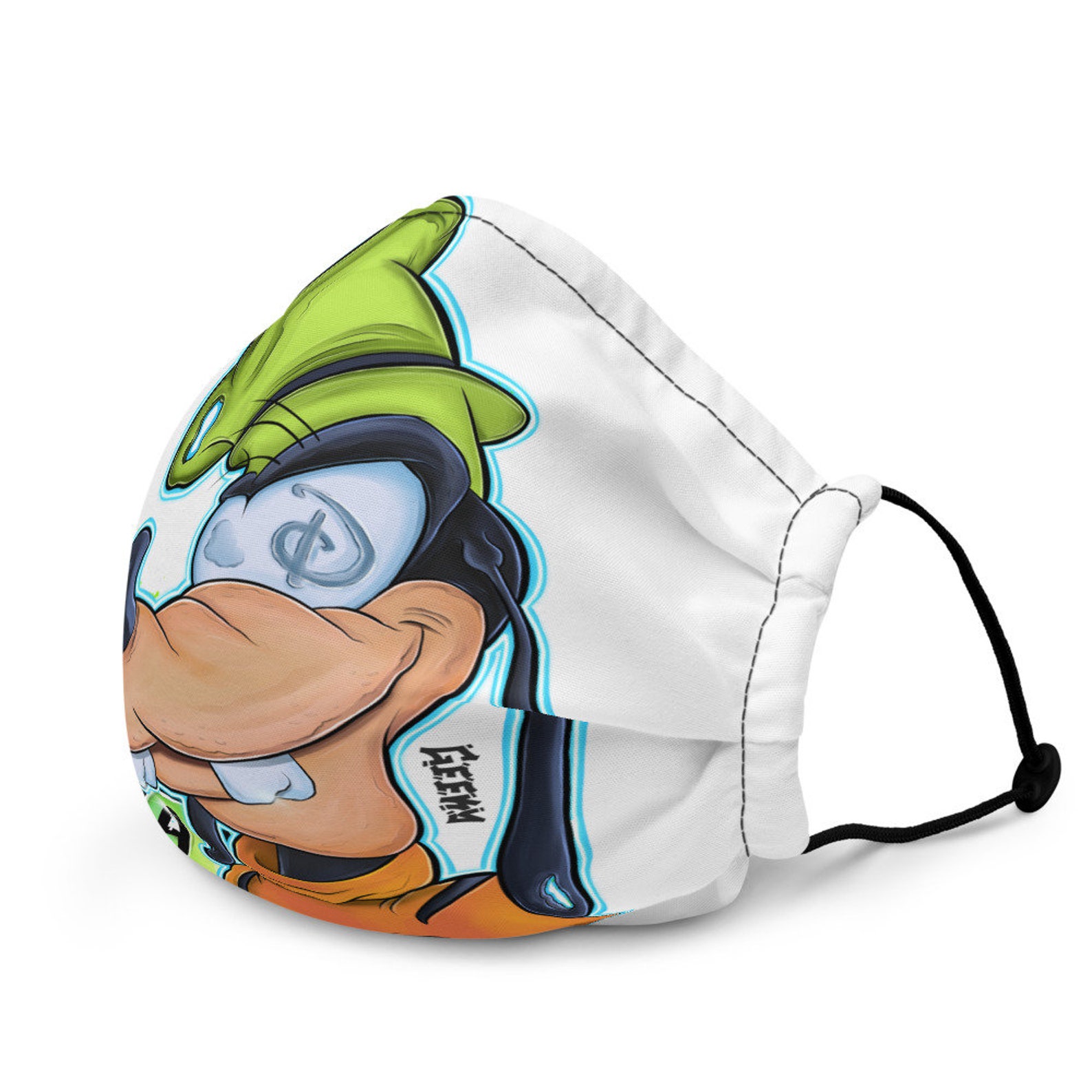 Premium face mask cartoon Goofy Design | Etsy