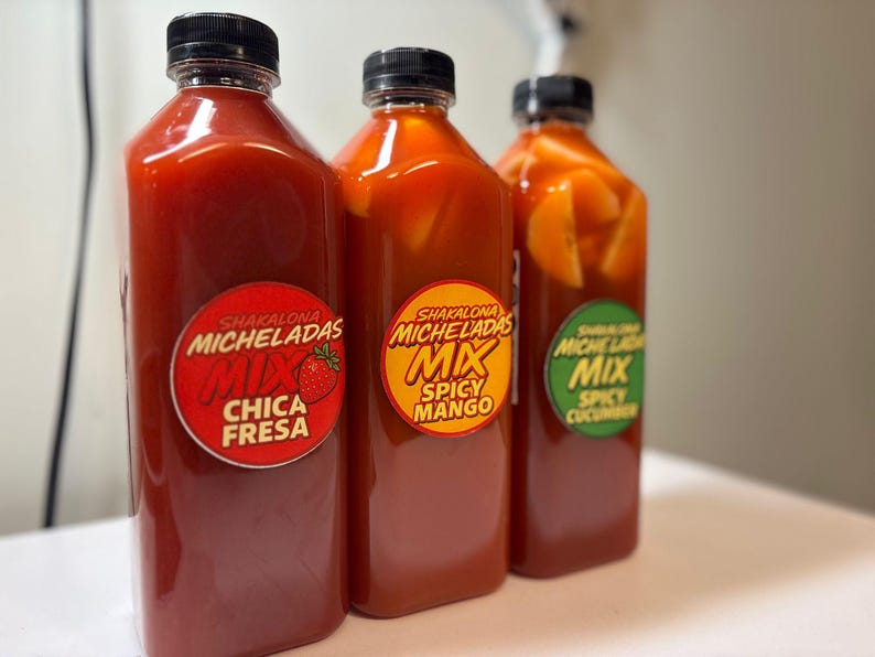 Authentic Michelada Mix: Mexican Cerveza Cocktail Blend - 33 Oz - Etsy