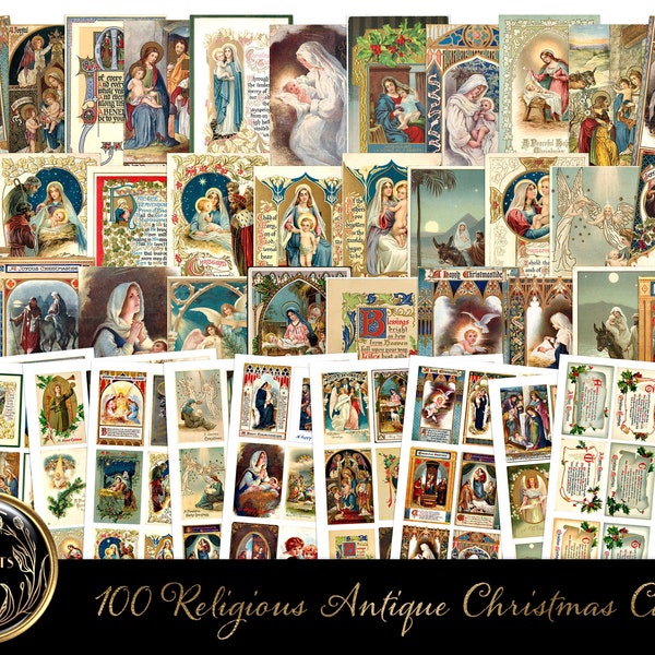 Religious Christmas Cards - Etsy