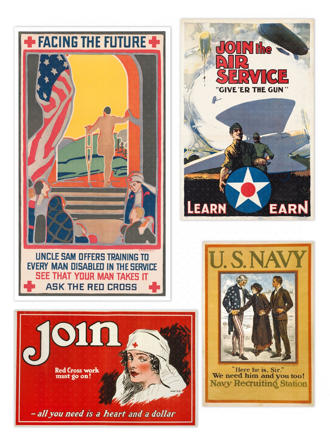 100 World War 1 WW1 USA Propoganda Leaflets & Posters Images - Etsy
