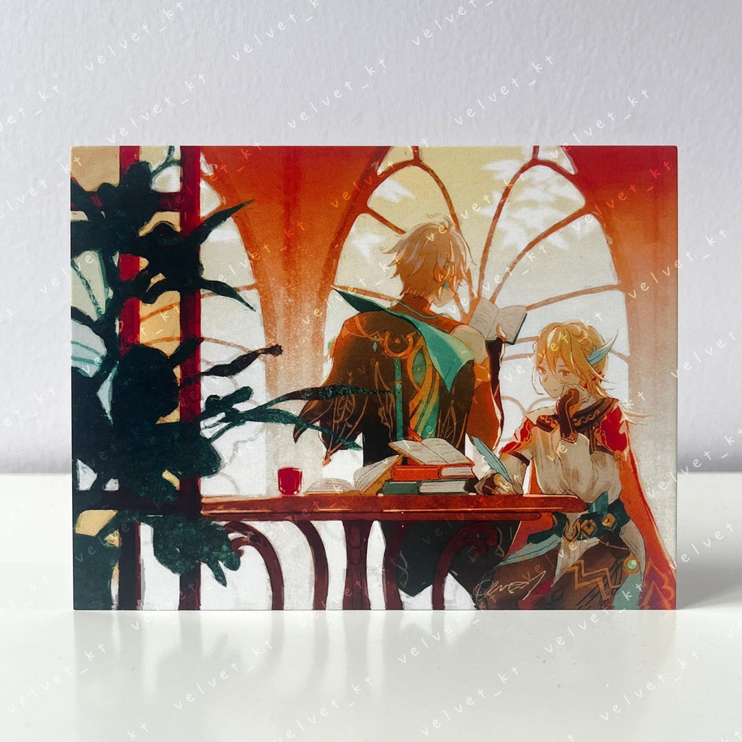GENSHIN IMPACT Kaveh and Alhaitham - Anime & Manga Art Illustration ...